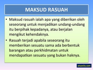 HADIS : RASUAH SEM 4 | PPTX
