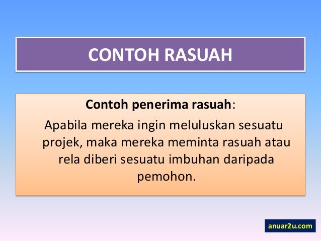 Pengajaran Hadis Tentang Rasuah | rasuahguru