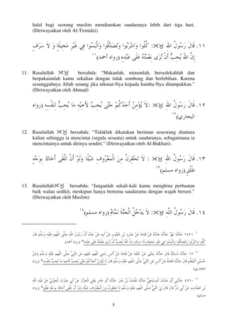 Kumpulan hadist kelas 1 madrasah diniyah | PDF