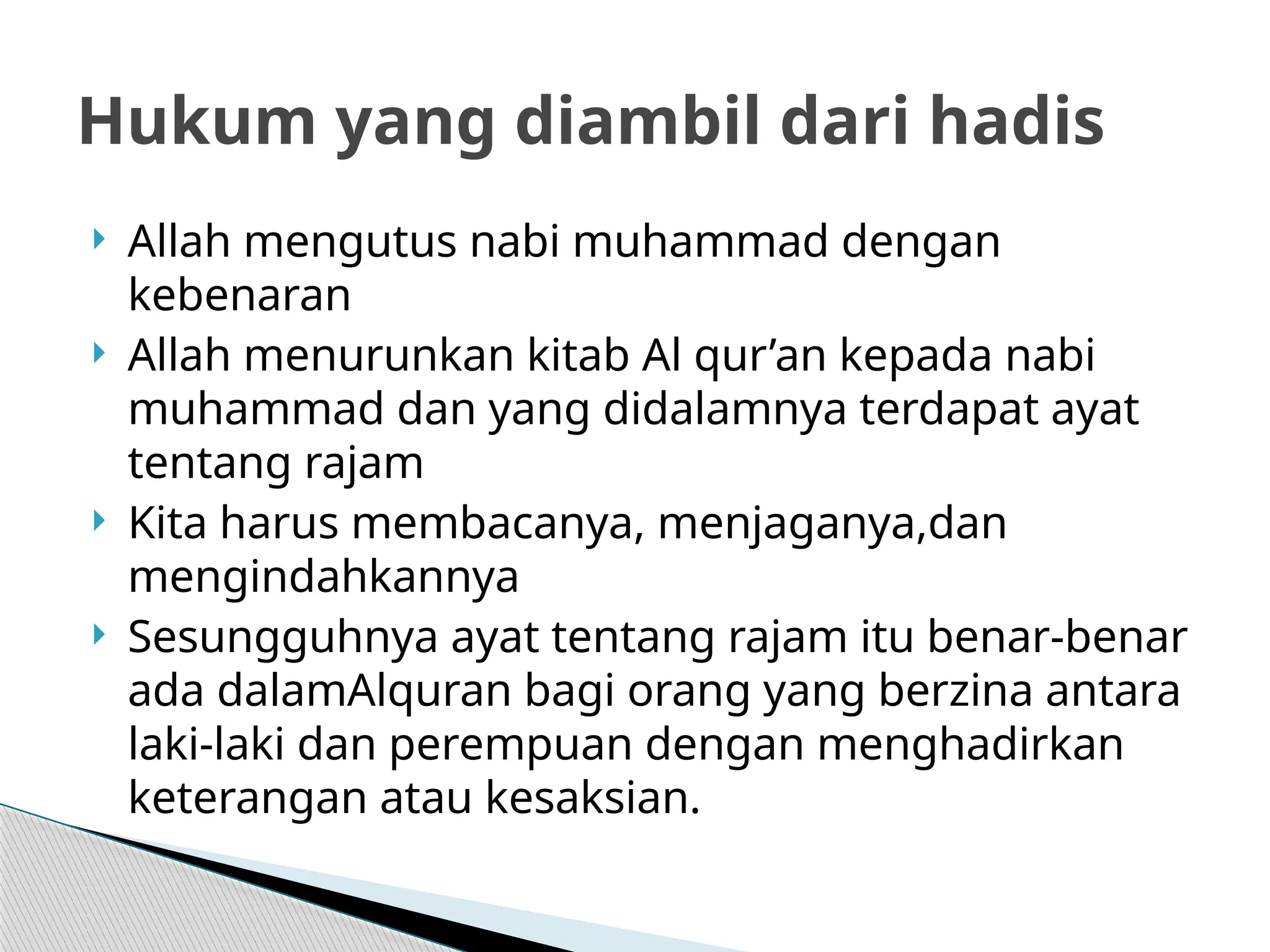 Hadis Tentang Hukuman Zina didalam islam.pptx