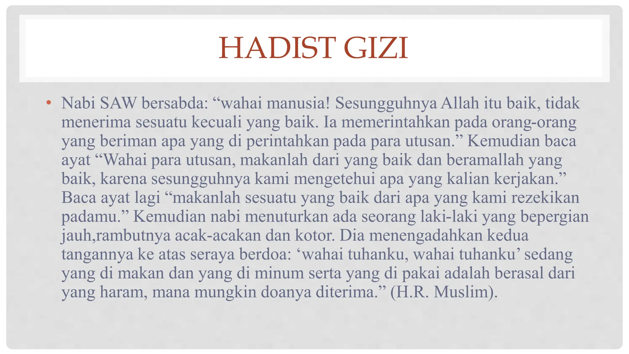 Hadist kesehatan gizi di dalam islam.pptx