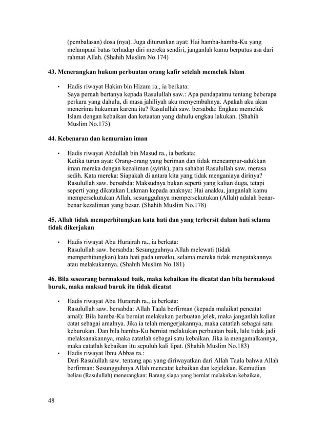 Hadist sahih imam muslim | PDF