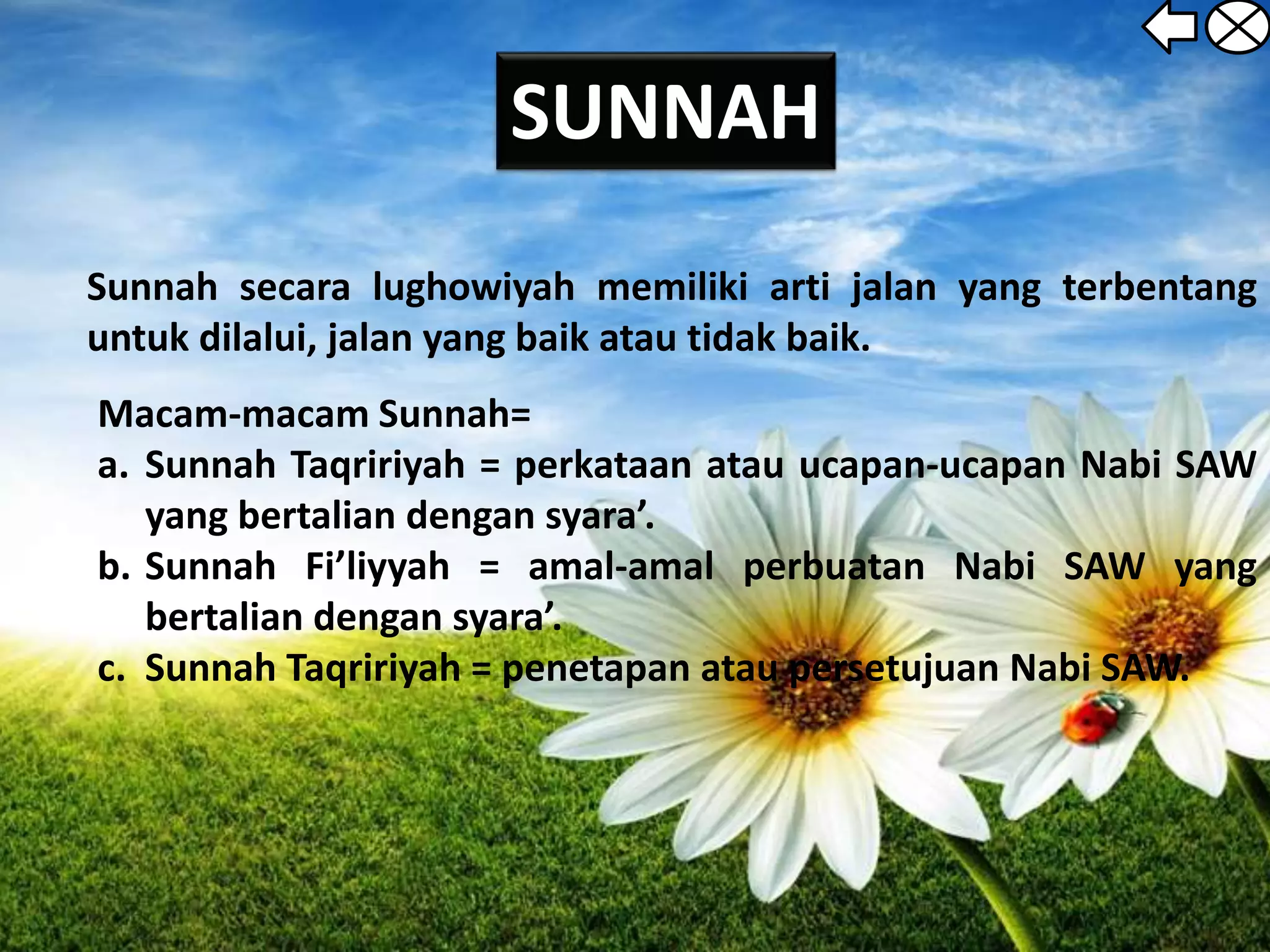 Hadits, Sunnah, Atsar, Khabar, dan Hadits Qudsi | PPSX