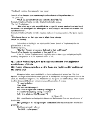 Hadith ranking - Type of Hadith in Islam | PDF