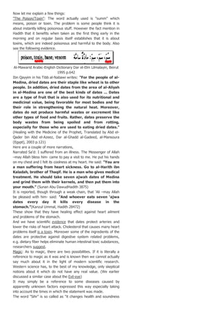 Hadith, ‘ajwa dates and science || Answering the missionaries and ...