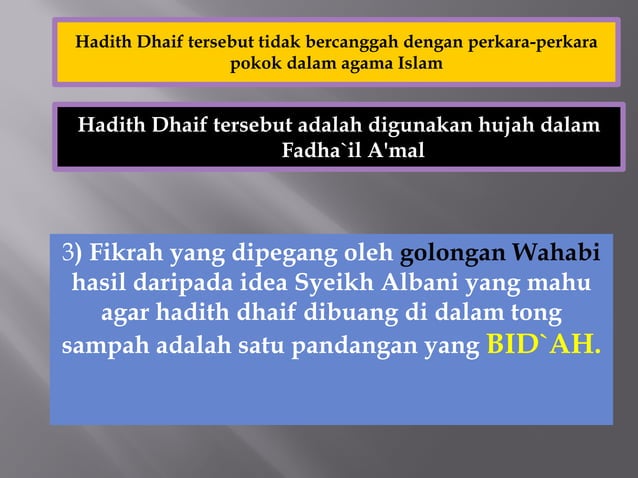 Hadith Daif | PPT