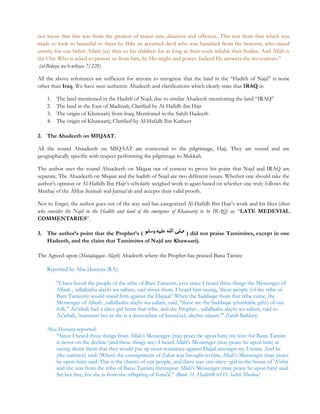 Hadith of najd & the ahlus sunnah wal-jamaa'ah | PDF
