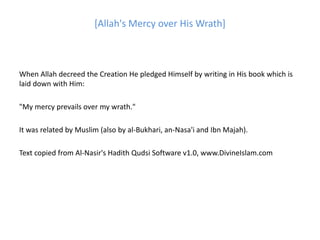 The Sacred Hadith. | PPTX