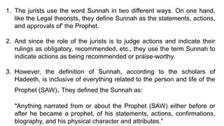 Hadith & Sunnah (1).pptx LEARN About hadith and sunnah | PPTX