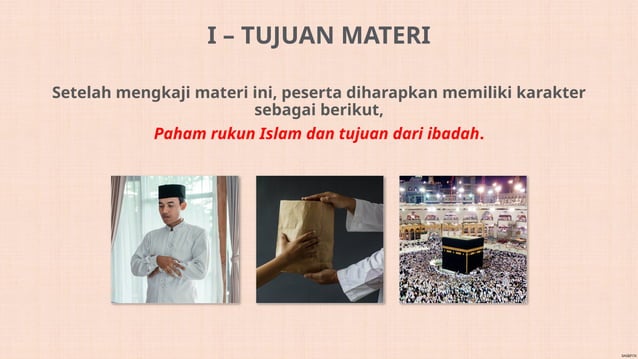 Hadits 3 Rukun Islam dan Makna Ibadah.pptx | Free Download