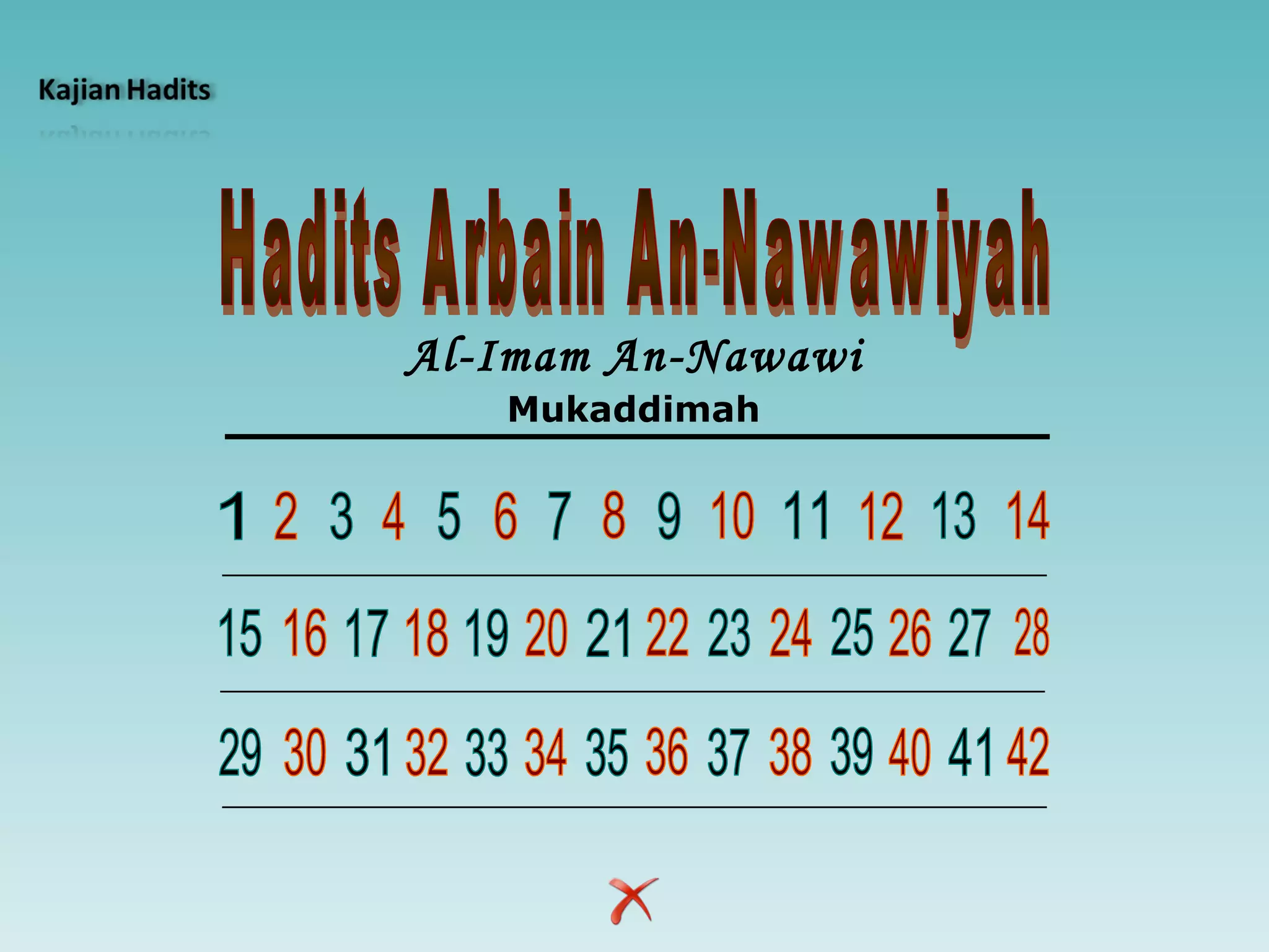Hadits Arbain | PPS