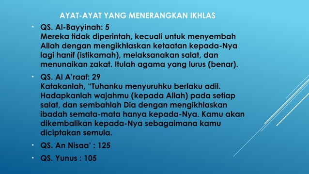 HADITS TENTANG IKHLAS DALAM BERDAKWAH PPT.pptx