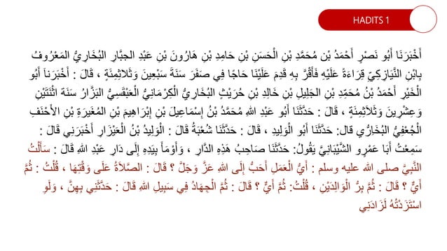 Hadits tentang kewajiban anak terhadap orang tua oleh rony sandra yofa ...