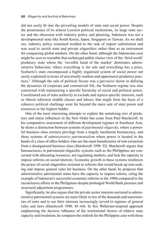 Oligarchy and the End of Reformasi in Indonesia: Power Reorganised and ...