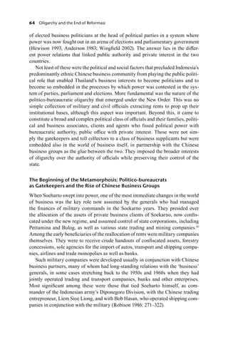 Oligarchy and the End of Reformasi in Indonesia: Power Reorganised and ...