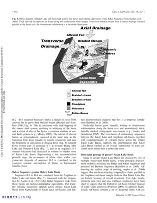 Hadlari and rainbird 2011 baker lake basin tectonic synthesis | PDF
