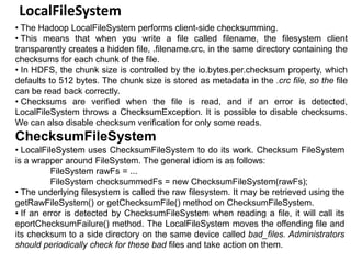 HadoooIO.ppt | Programming Languages | Computing