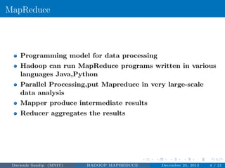 Hadoop Mapreduce | PPT | Free Download