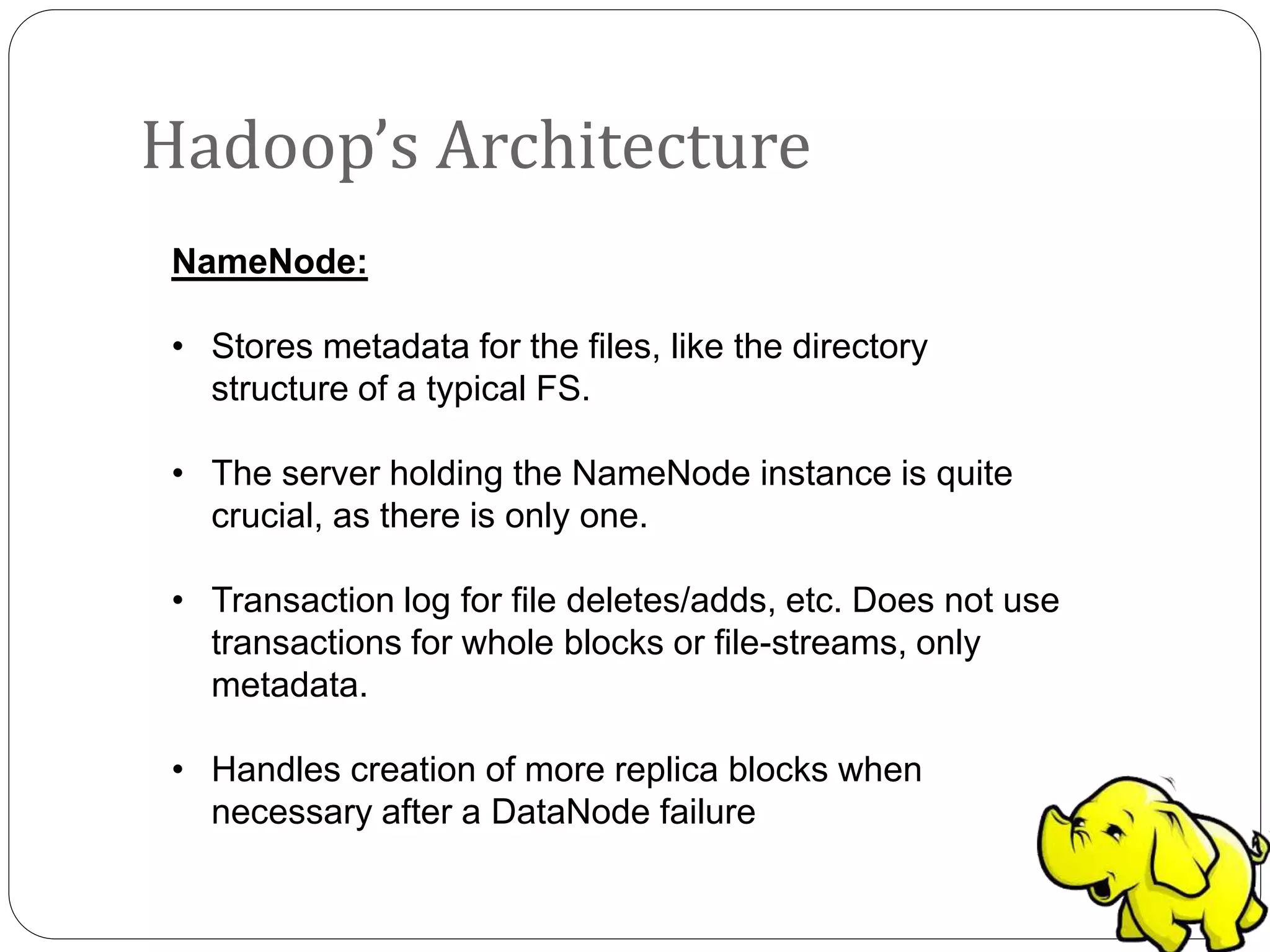 Apache Hadoop Big Data Technology | PPT