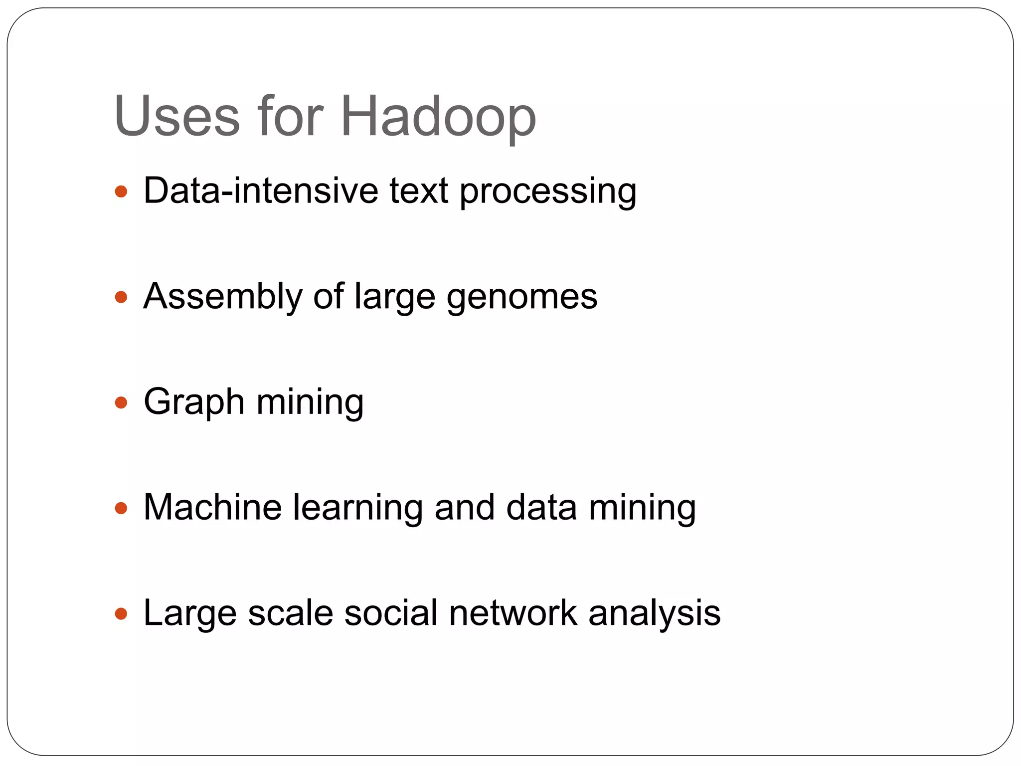 Apache Hadoop Big Data Technology | PPT