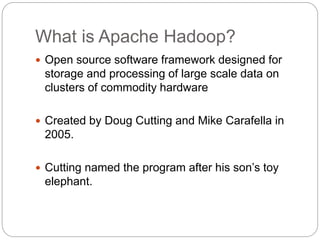 Apache Hadoop Big Data Technology | PPT