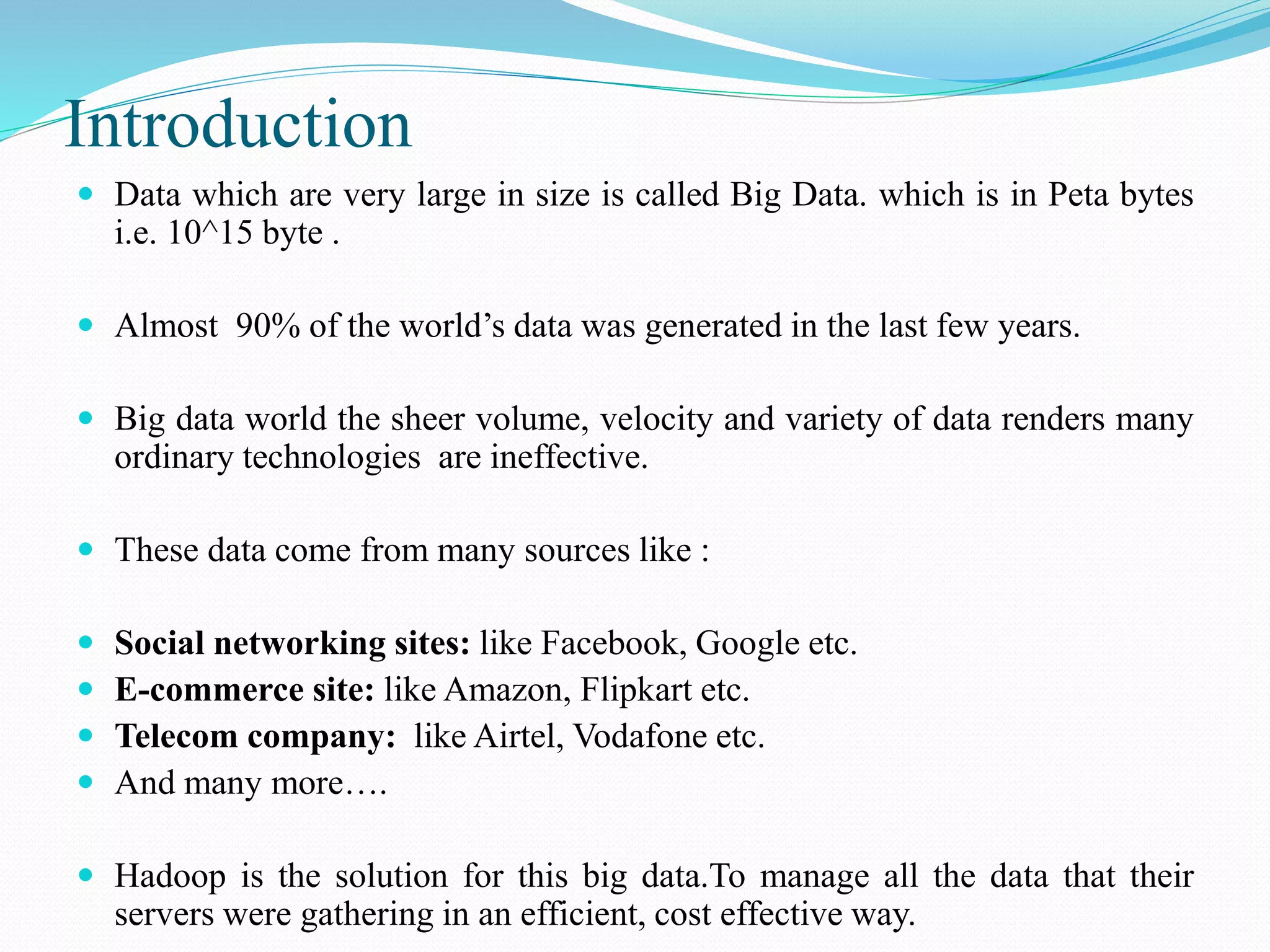 Hadoop | PPT