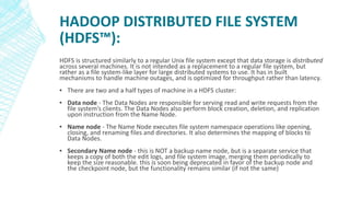 Hadoop | PPTX