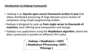 HADOOP.pptx | Data Storage and Warehousing | Computing