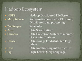 Hadoop - An Introduction | PPTX