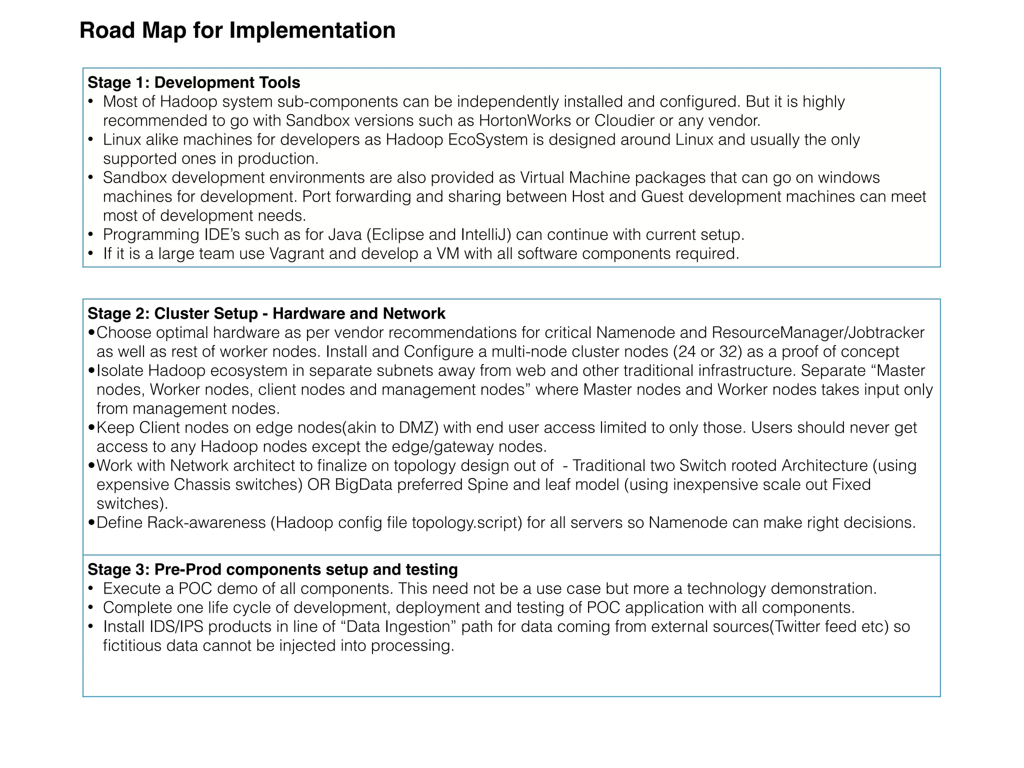 Hadoop - Architectural road map for Hadoop Ecosystem | PDF