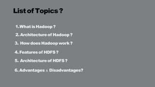 Hadoop architecture-tutorial | PPT