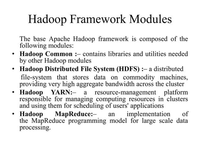 hadoop-ecosystem-ppt.pptx | Databases | Computer Software and Applications