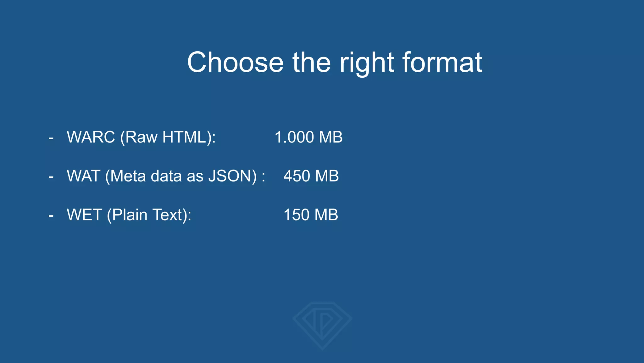 Crawl the entire web in 10 minutes...and just 100€ | PPTX