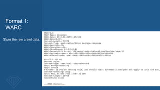 Crawl the entire web in 10 minutes...and just 100€ | PPT