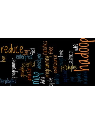 Hadoop expressed in word clouds | PDF