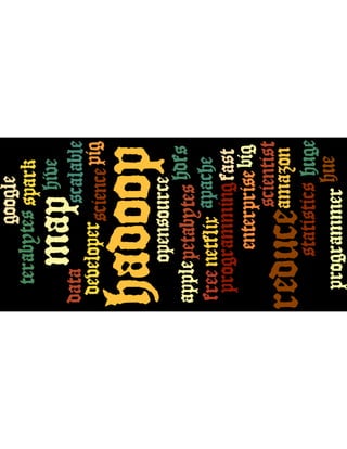Hadoop expressed in word clouds | PDF