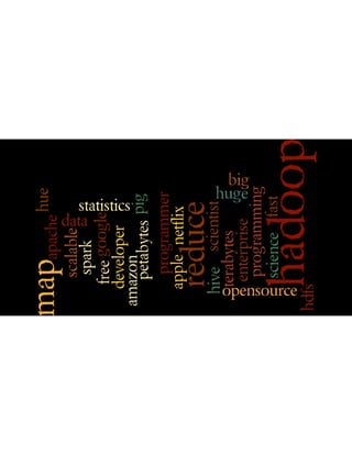 Hadoop expressed in word clouds | PDF