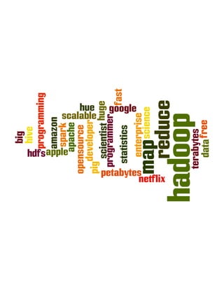 Hadoop expressed in word clouds | PDF