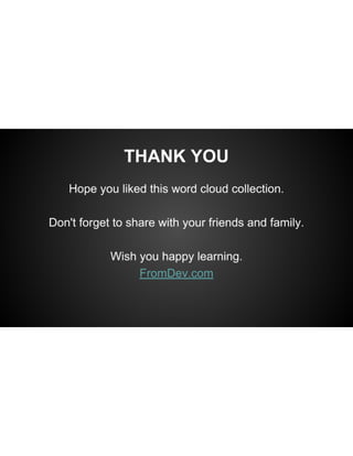 Hadoop expressed in word clouds | PDF