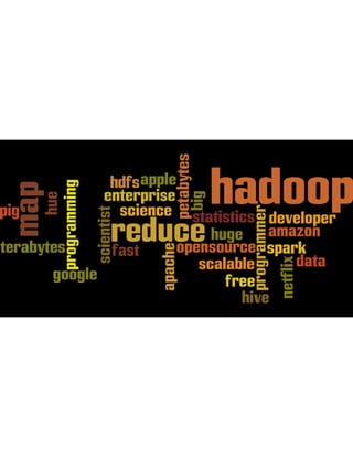 Hadoop expressed in word clouds | PDF