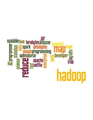 Hadoop expressed in word clouds | PDF