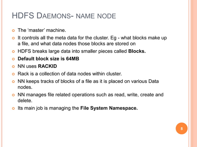 Hadoop -HDFS.ppt | Cloud Computing | Internet