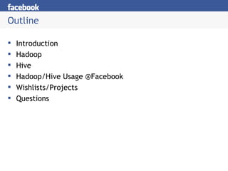 Hadoop Hive Talk At IIT-Delhi | PPT