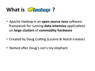 Introduction to Hadoop | PPT