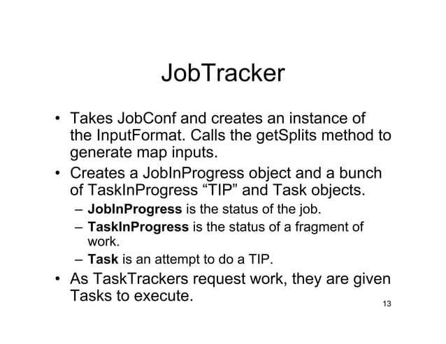 Hadoop Map Reduce Arch | PPT