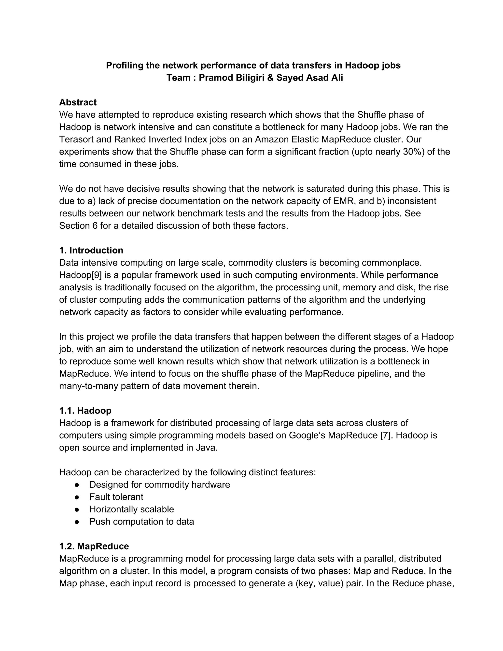 Shuffle phase as the bottleneck in Hadoop Terasort | PDF