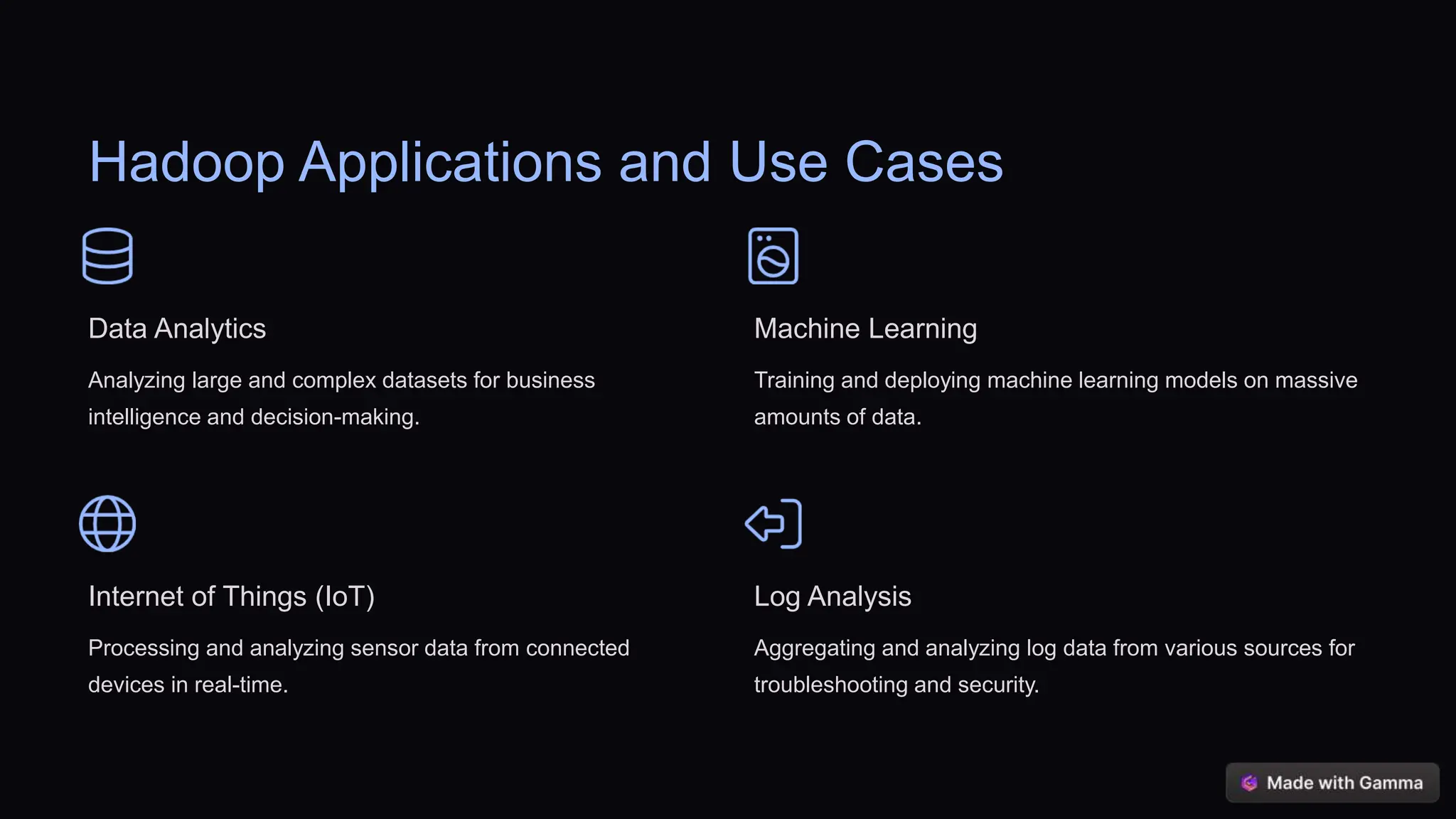 What is Hadoop? Key Concepts, Architecture, and Applications | PPTX | Databases | Computer ...