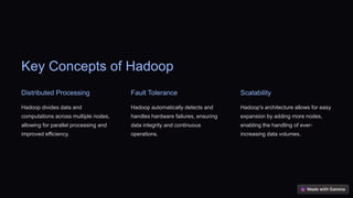 What is Hadoop? Key Concepts, Architecture, and Applications | PPTX | Databases | Computer ...