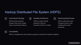 What is Hadoop? Key Concepts, Architecture, and Applications | PPTX | Databases | Computer ...