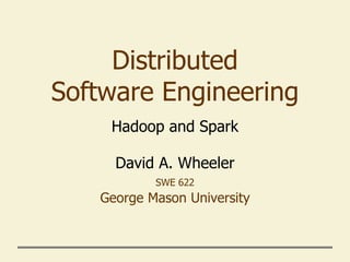 hadoop-spark.ppt | Programming Languages | Computing